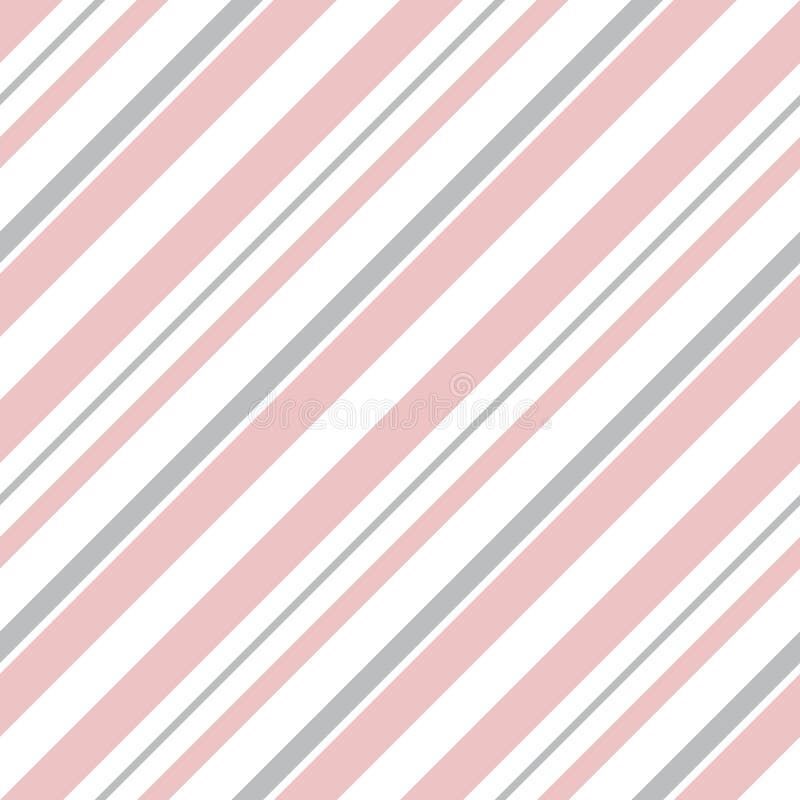 Pink Stripe Seamless Pattern Background in Diagonal Style Stock Vector ...