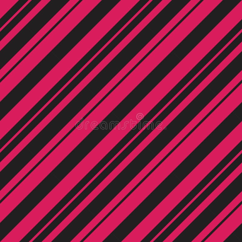 Pink Stripe Seamless Pattern Background in Diagonal Style Stock Vector ...