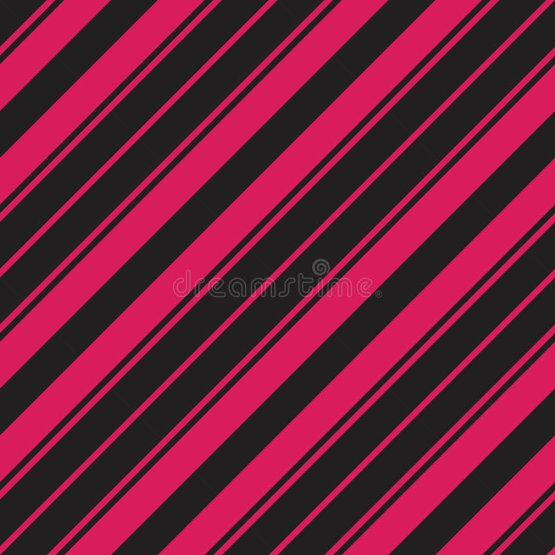 Pink Stripe Seamless Pattern Background in Diagonal Style Stock Vector ...