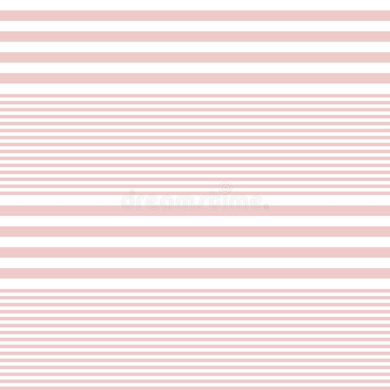 Pink Stripe Seamless Pattern Background in Horizontal Style Stock ...