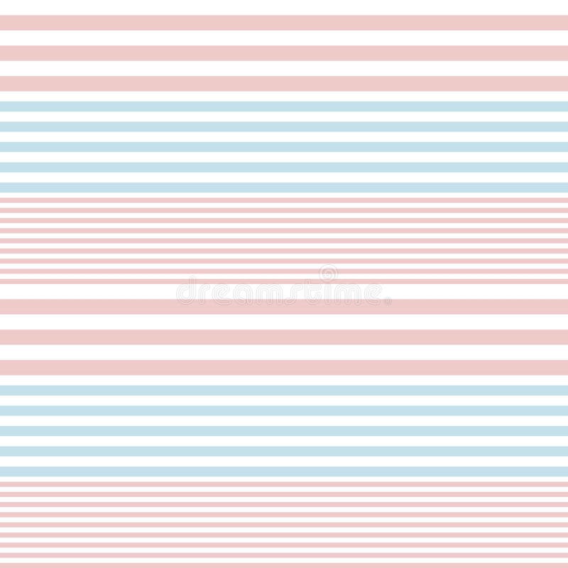 Pink Stripe Seamless Pattern Background in Horizontal Style Stock ...