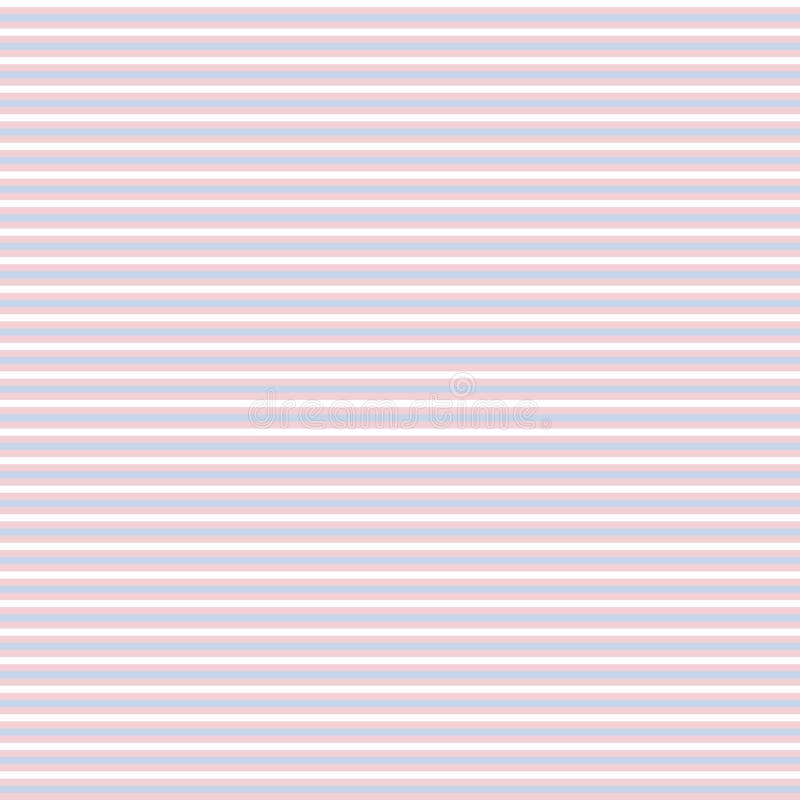 Pink Stripe Seamless Pattern Background in Horizontal Style Stock ...