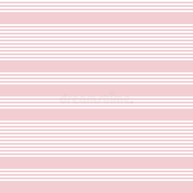Pink Stripe Seamless Pattern Background in Horizontal Style Stock ...