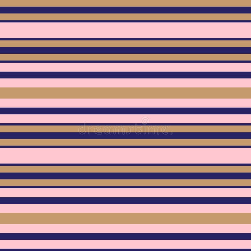 Pink Stripe Seamless Pattern Background in Horizontal Style Stock ...