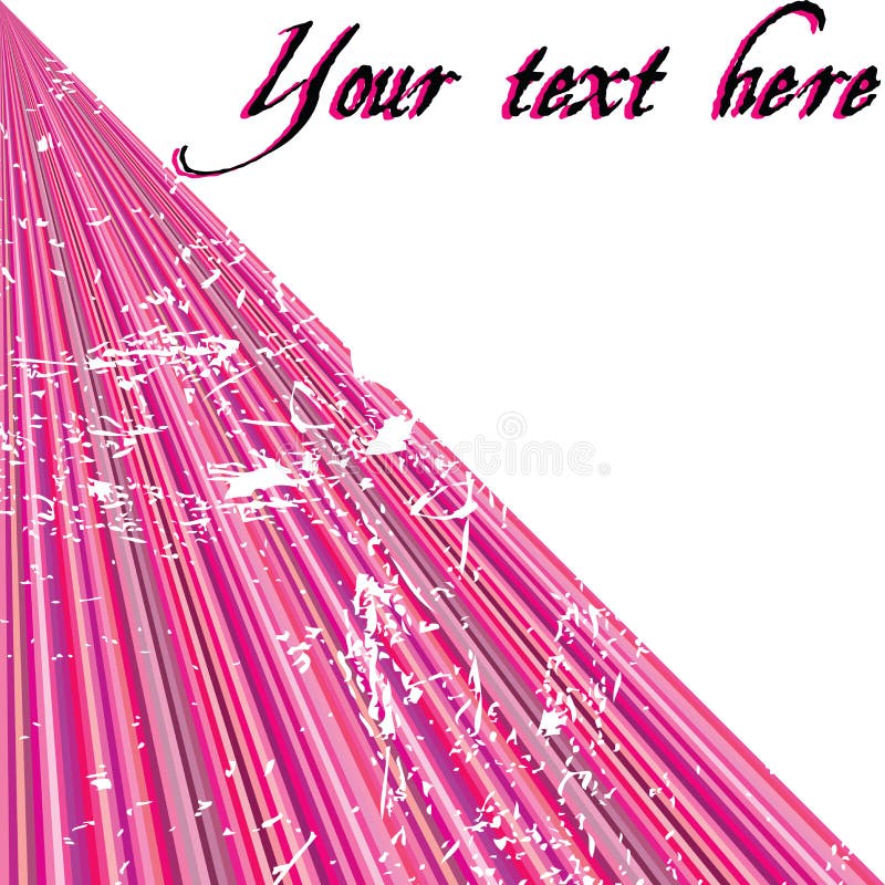 Pink Stripes with Place for Sample Text Stock Illustration ...