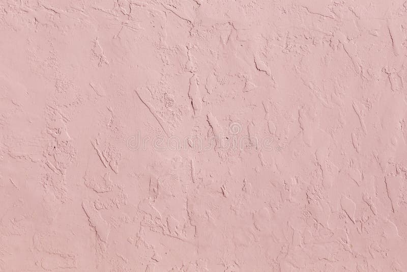 Pink Structured Plaster Wall Stock Photo - Image of background, pink ...