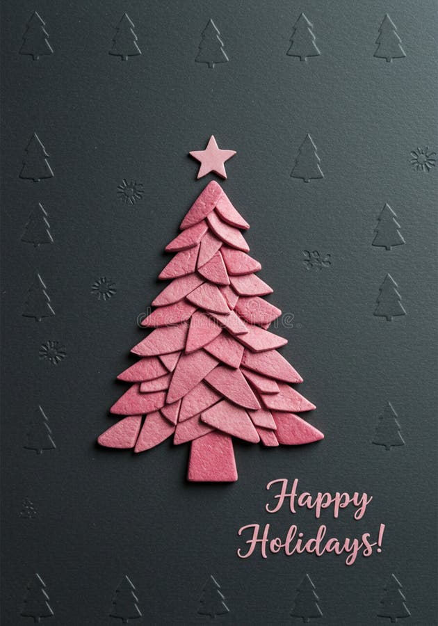 Embossed Christmas Tree Design Stock Illustrations – 325 Embossed ...