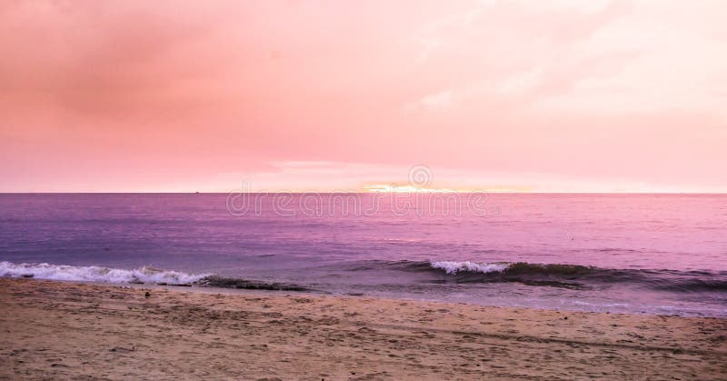 Pink Sunset Over the Amazon Rain Forest in Brazil Stock Photo - Image ...