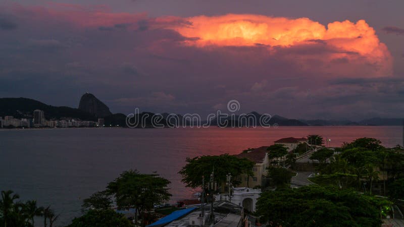 Pink Sunset stock image. Image of orange, couple, lake - 89113763