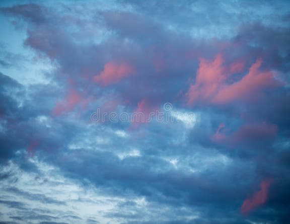 Pink Sunset Clouds stock photo. Image of clouds, travel - 280108238