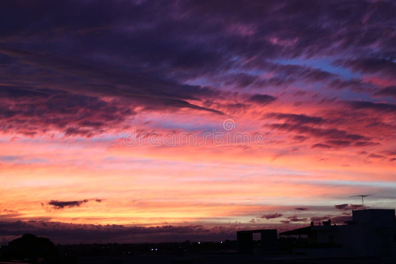 Pink Sunset Over Circular Quay Stock Photos - Free & Royalty-Free Stock ...