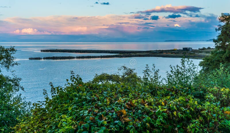 Port Angeles Sunset stock photo. Image of angeles, outdoors - 231553506