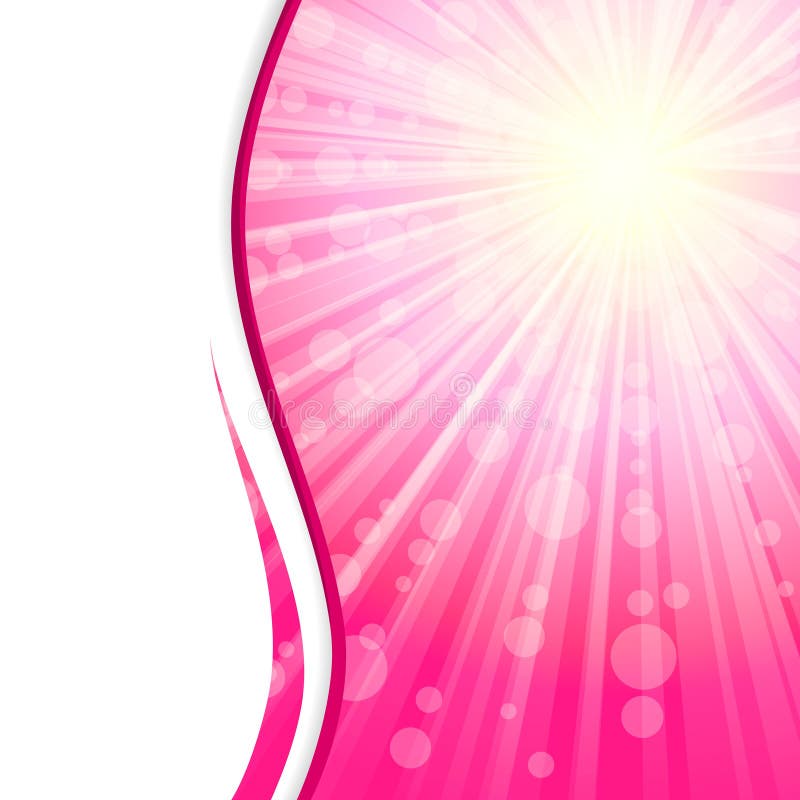 Pink and White Background with Lace Stock Vector - Illustration of card ...