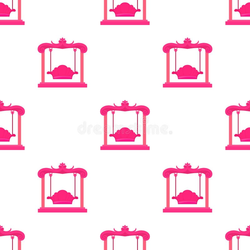 Pink Swing Pattern Seamless Vector Stock Vector - Illustration of ...