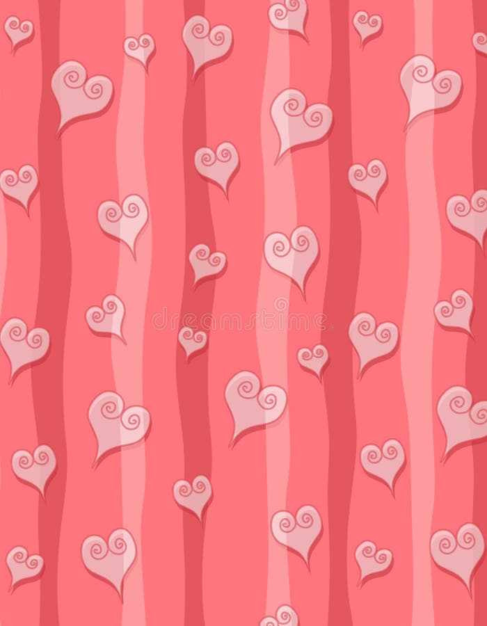 Hearts Swirls Clip Art Icons Stock Illustration - Illustration of theme ...