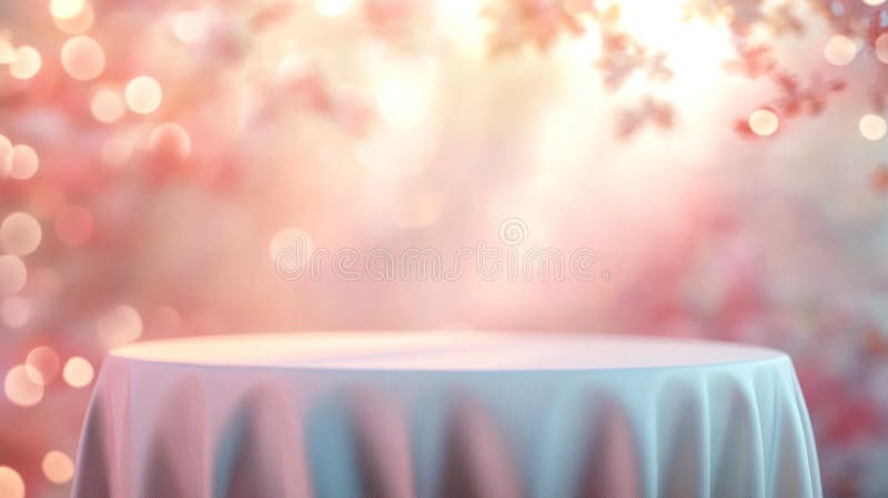 Pink Table Background with Shadow for Product Presentation. Product ...