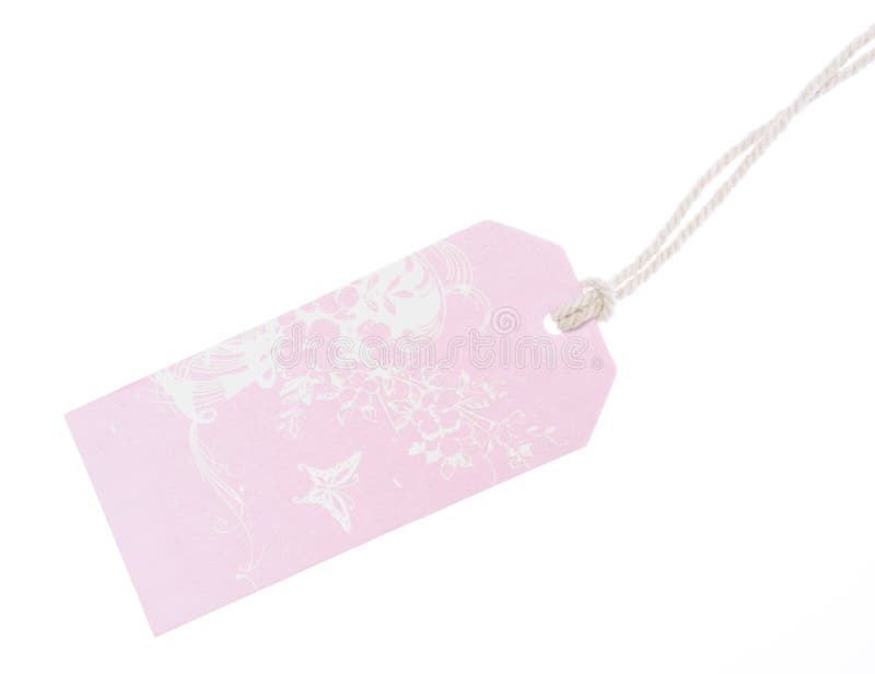 Pink Transfer Tag stock image. Image of airline, card - 34640161