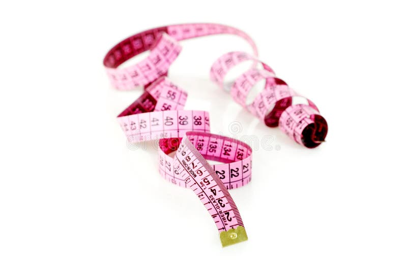 Pink tailoring meter stock photo. Image of number, sewing - 23697478