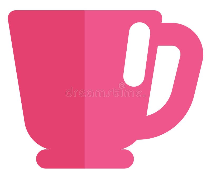 Tall pink cake, icon stock vector. Illustration of cartoon - 261063861