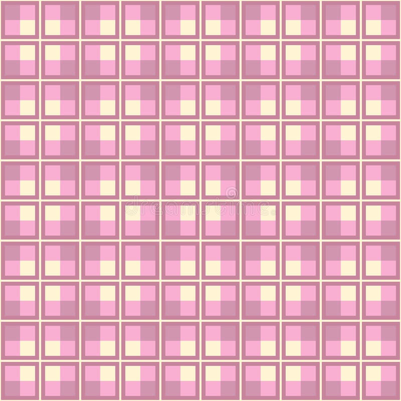 Pink Plaid Pattern Design stock illustration. Illustration of scottish ...