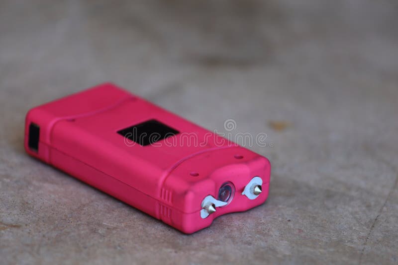 Pink Taser stock photo. Image of training, fight, taser - 30807840