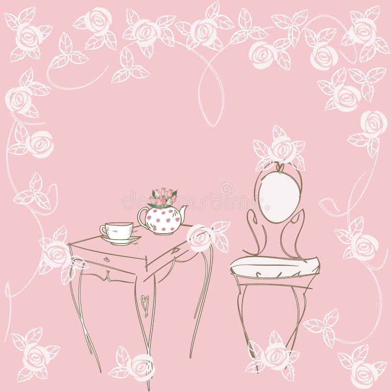 Victorian Tea Party Background