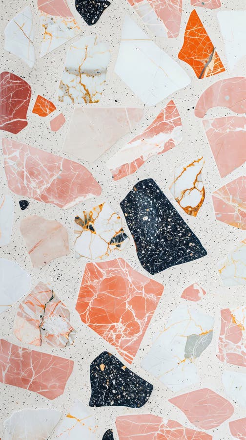 Pink Terrazzo Floor Pattern Vertical Background Stock Photos - Free ...