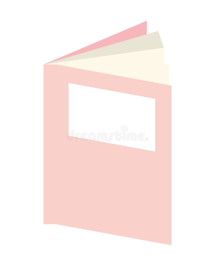 Pink textbook open stock vector. Illustration of book - 248230610