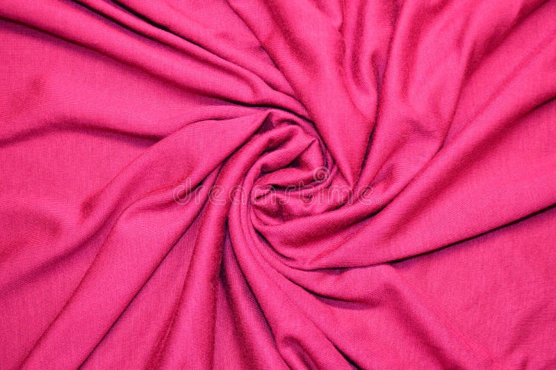 Pink Textile Pattern As a Background. Pink Material Texture on Fabric ...