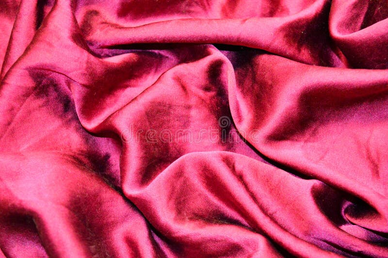 Pink Textile Pattern As a Background. Pink Material Texture on Fabric ...