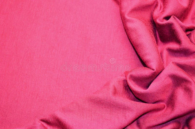 Pink Textile Pattern As a Background. Pink Material Texture on Fabric ...