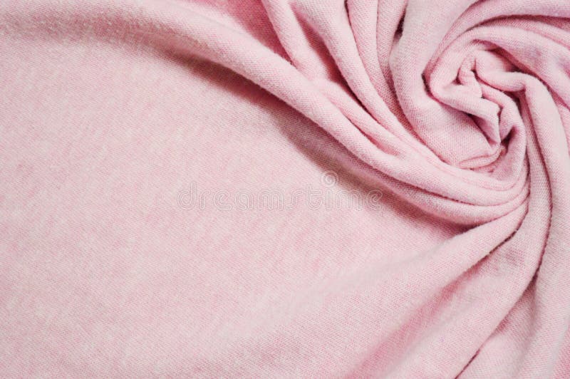 Pink Textile Pattern As a Background. Pink Material Texture on Fabric ...