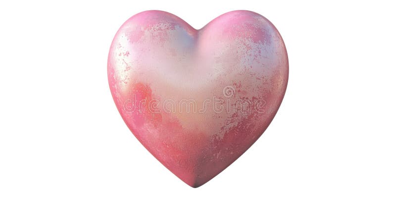 Pink Textured Heart Shape Isolated on Transparent Background Stock ...
