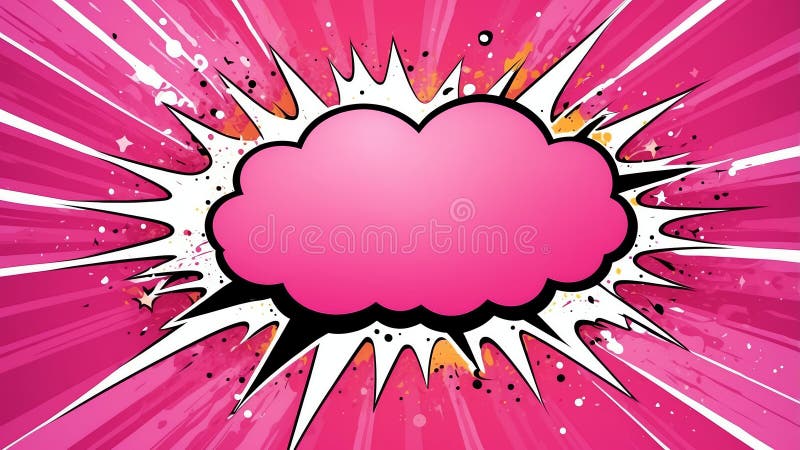 Pink Theme Exploding Pop Speech Stock Illustrations – 8 Pink Theme ...