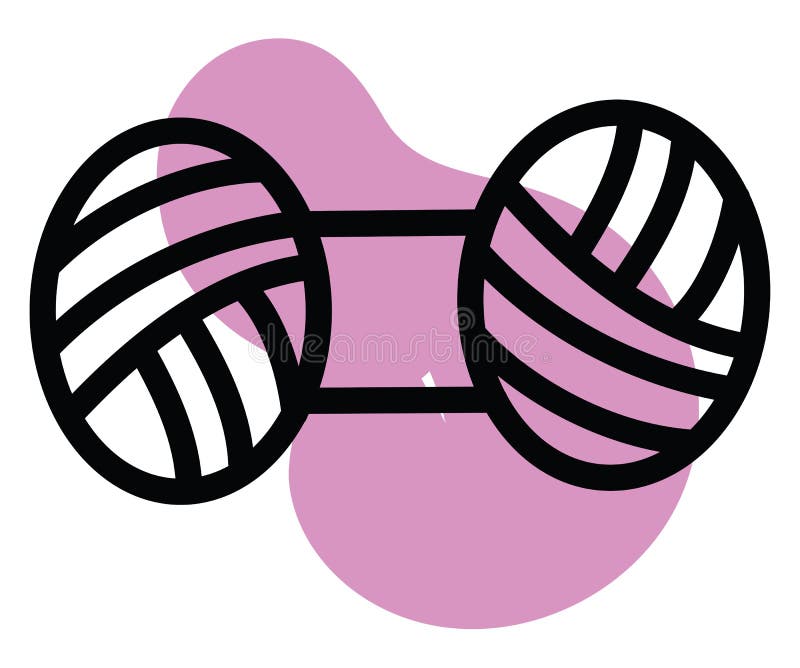 Pink thread concept stock vector. Illustration of isolated - 275014226