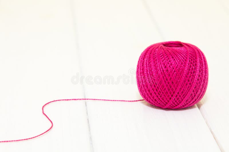 Small Roll of Knitting Threads for Hook Stock Photo - Image of product ...