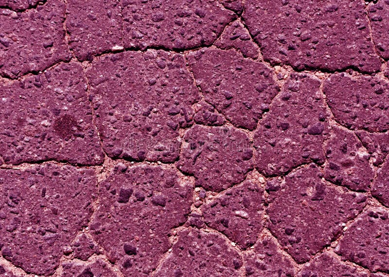 Pink Toned Damaged Asphalt Road Texture. Stock Photo - Image of bitumen ...