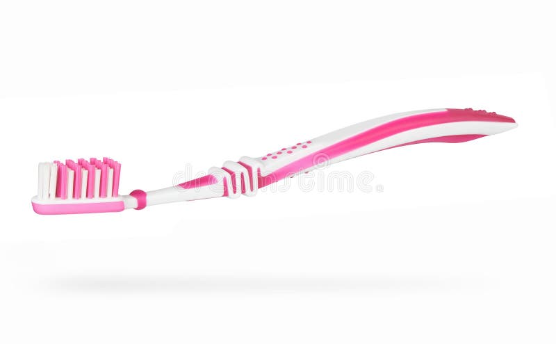 A pink toothbrush stock vector. Illustration of isolated - 32201909