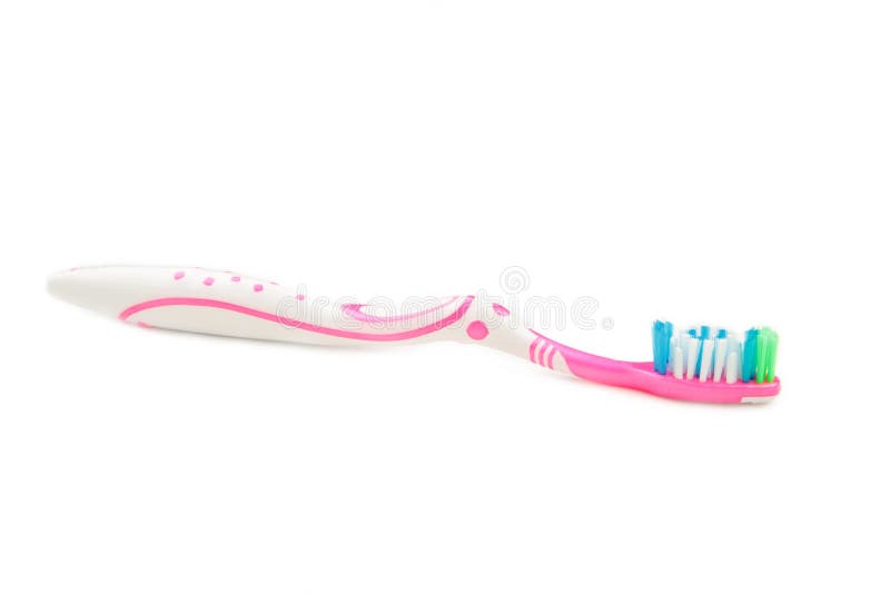A pink toothbrush stock vector. Illustration of isolated - 32201909