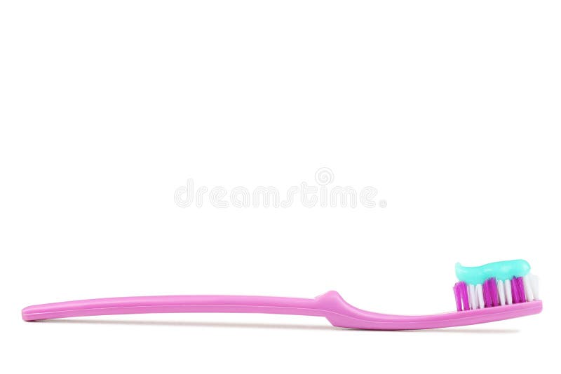 Pink toothbrush stock image. Image of healthy, beauty - 109314247