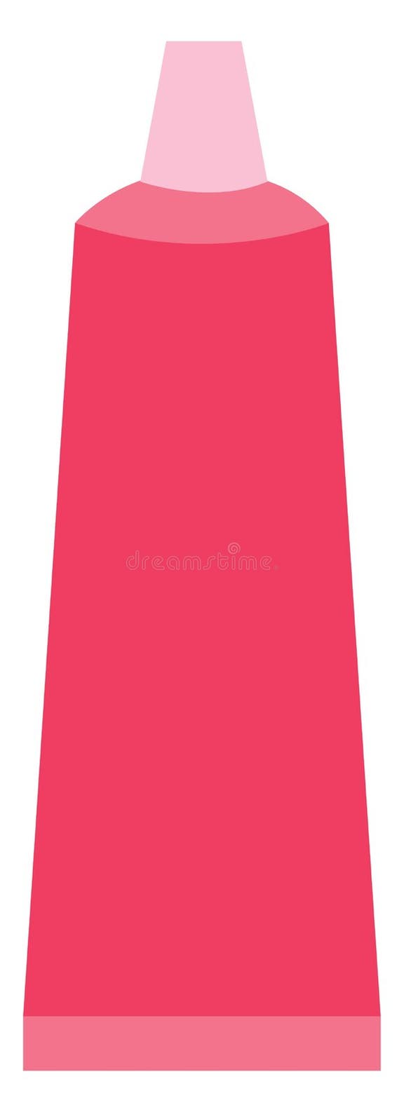 Pink toothpaste, icon stock vector. Illustration of glass - 259787248
