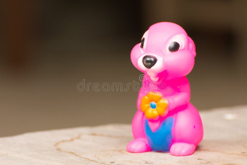 Pink toy mouse, rat stock photo. Image of figurine, leisure - 242977074