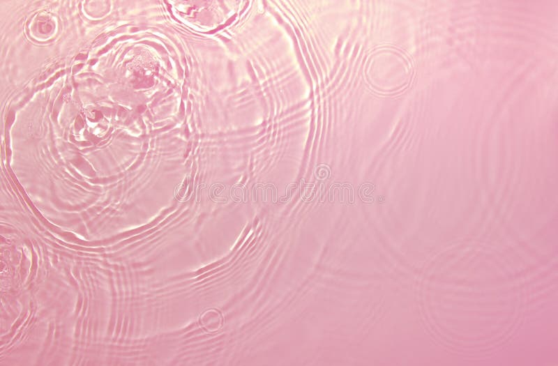 Pink Transparent Clear Water Surface Texture Summer Background Stock ...
