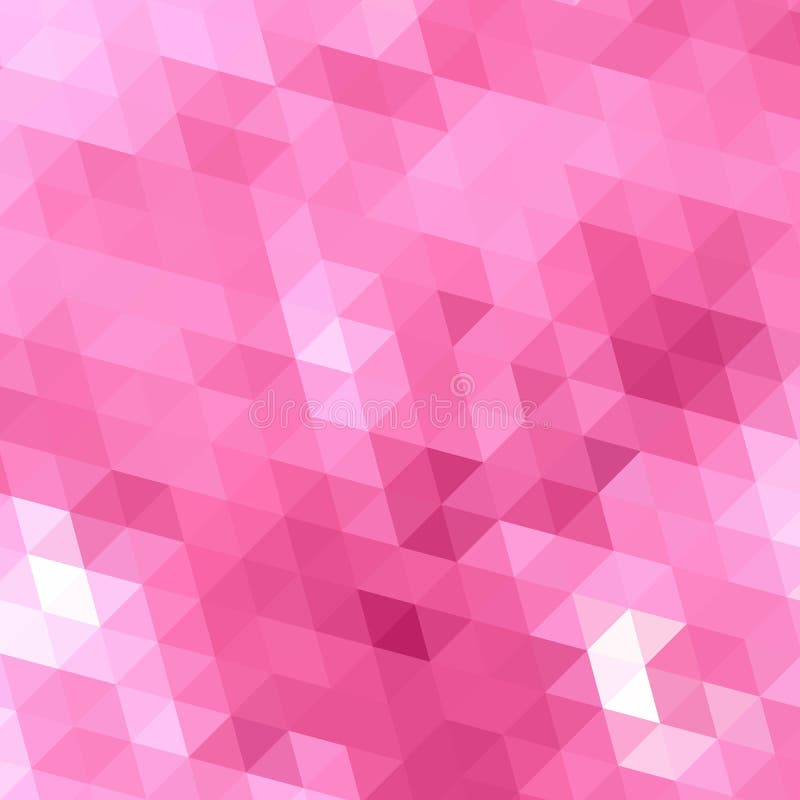 Pink Triangle Background. Abstract Vector Pattern. Eps 10 Stock ...
