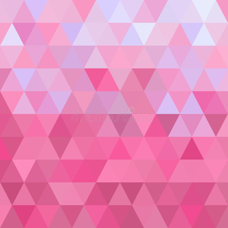 Pink Triangle Background. Abstract Pattern. Eps 10 Stock Illustration ...