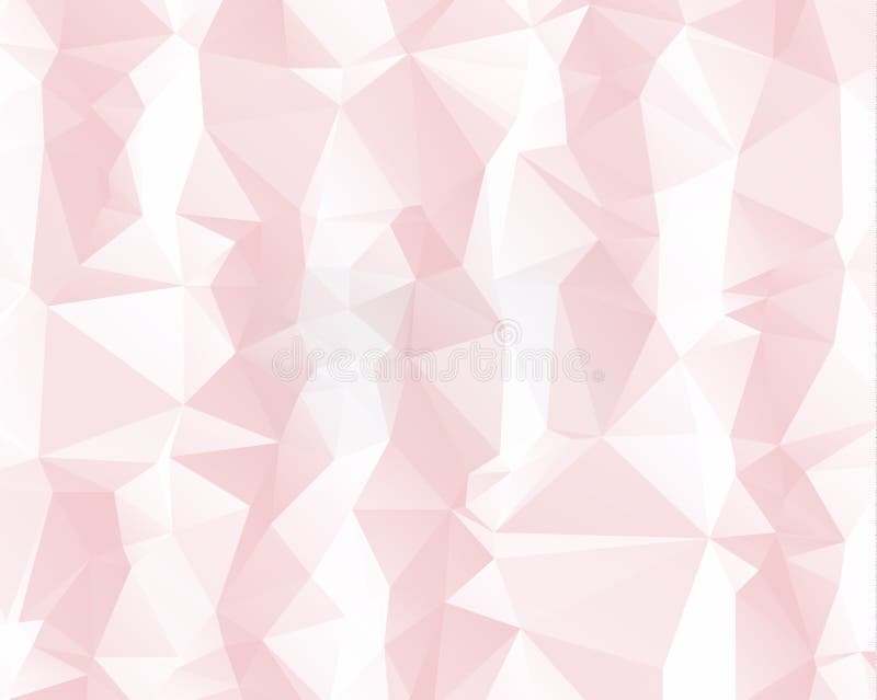 Pink Triangle Background Design. Geometric Background in Origami Stock ...