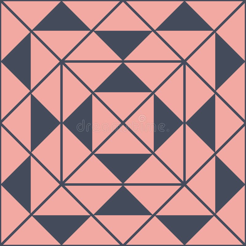 Pink Triangle Geometric Seamless Pattern for Wrapping Paper Stock ...