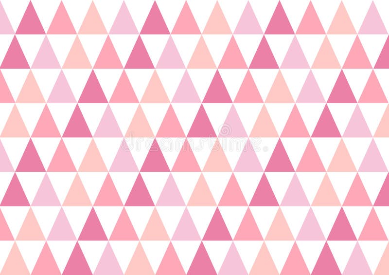 Pink Triangle Pattern with Modern Design Stock Vector - Illustration of ...