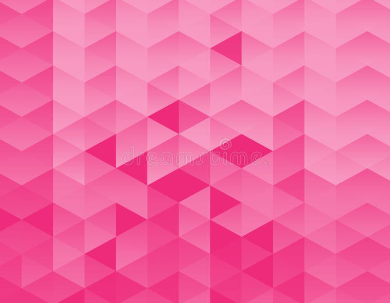 Pink Triangles Background Texture Stock Vector - Illustration of ...