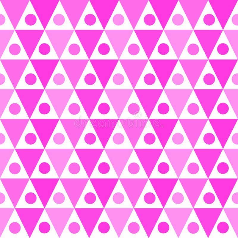 Triangles Background Seamless Pattern Stock Illustration - Illustration ...
